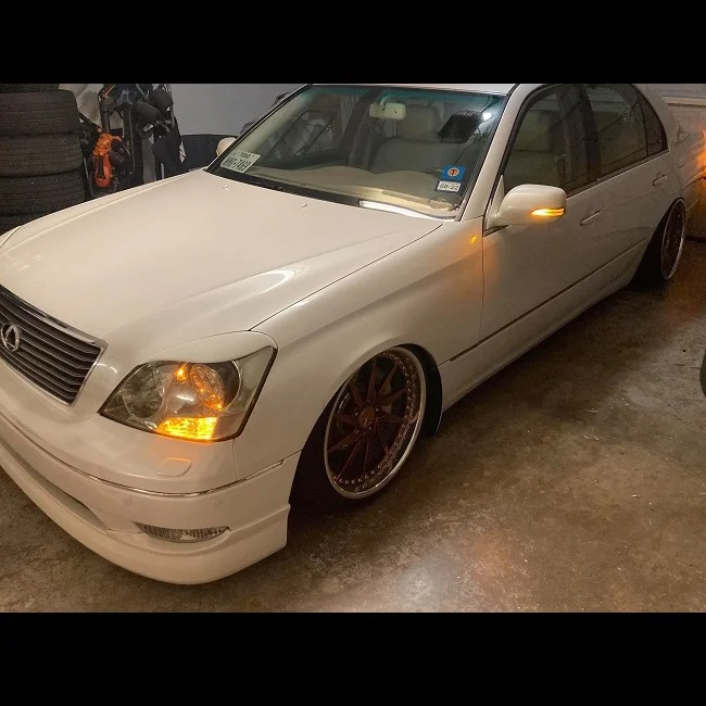 01-06 LS430 UCF-30 Chasing LED Mirror Cover | Luxious Automotive